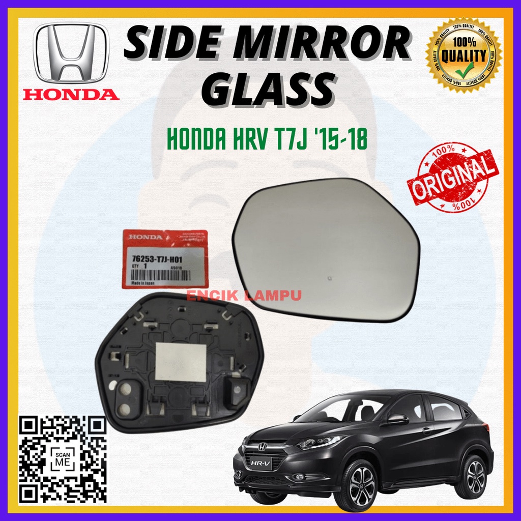 FASTLINK HONDA HRV T7J 2015 SIDE MIRROR GLASS CERMIN KACA ORIGINAL ...