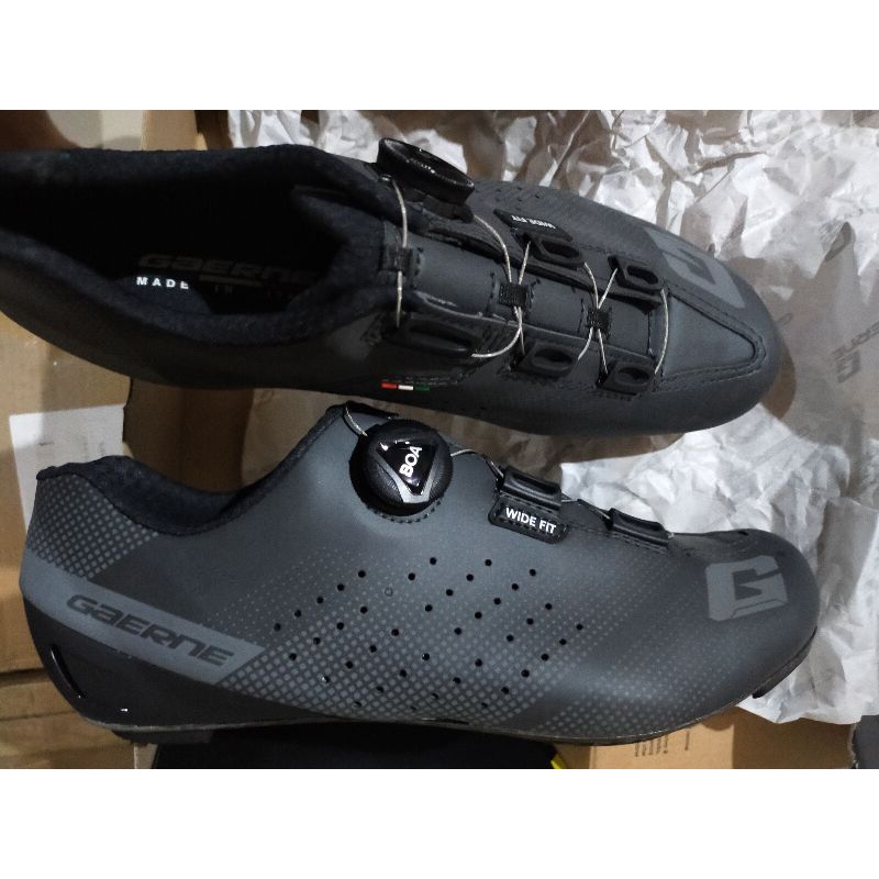 Gaerne Carbon G Tornado Matt white Matt black road cycling CLEAT SHOE shoes CLEAT SHOES FULL ...