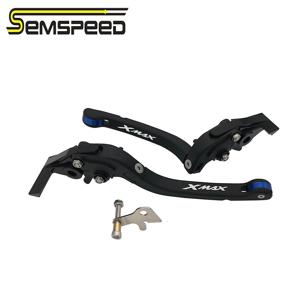 SEMSPEED CNC XMAX 2021-2022 Motorcycle Foldable Stretchable Brake ...