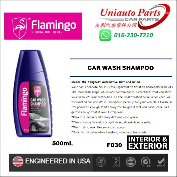 FLAMINGO CAR WASH SHAMPOO (500mL) | Shopee Malaysia
