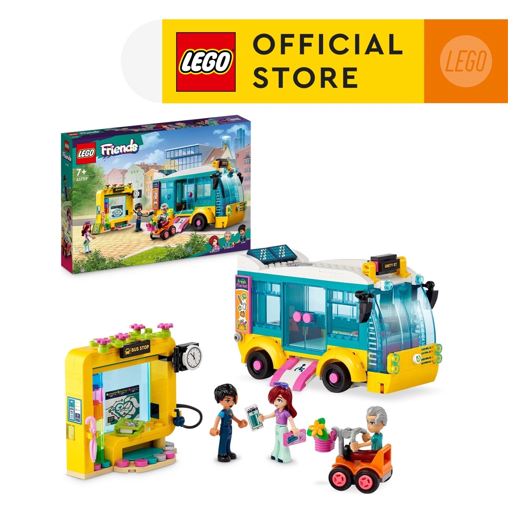 LEGO Friends 41759 Heartlake City Bus Building Toy Set (480 Pieces ...