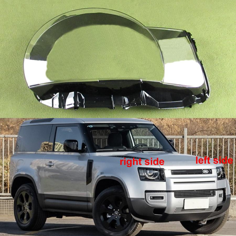 For Land Rover Defender 2020 2021 2022 Headlight Cover Transparent Lens ...