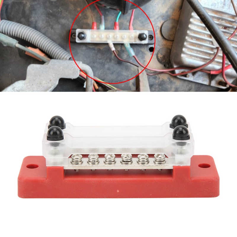 12V-48V 150A Power Distribution Terminal Block 12 Terminal Marine ...