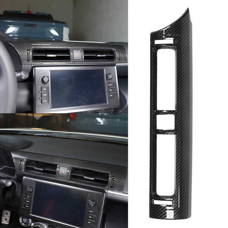 Car Center Console Air Vent Panel Trim Carbon Pattern Colorfast ...