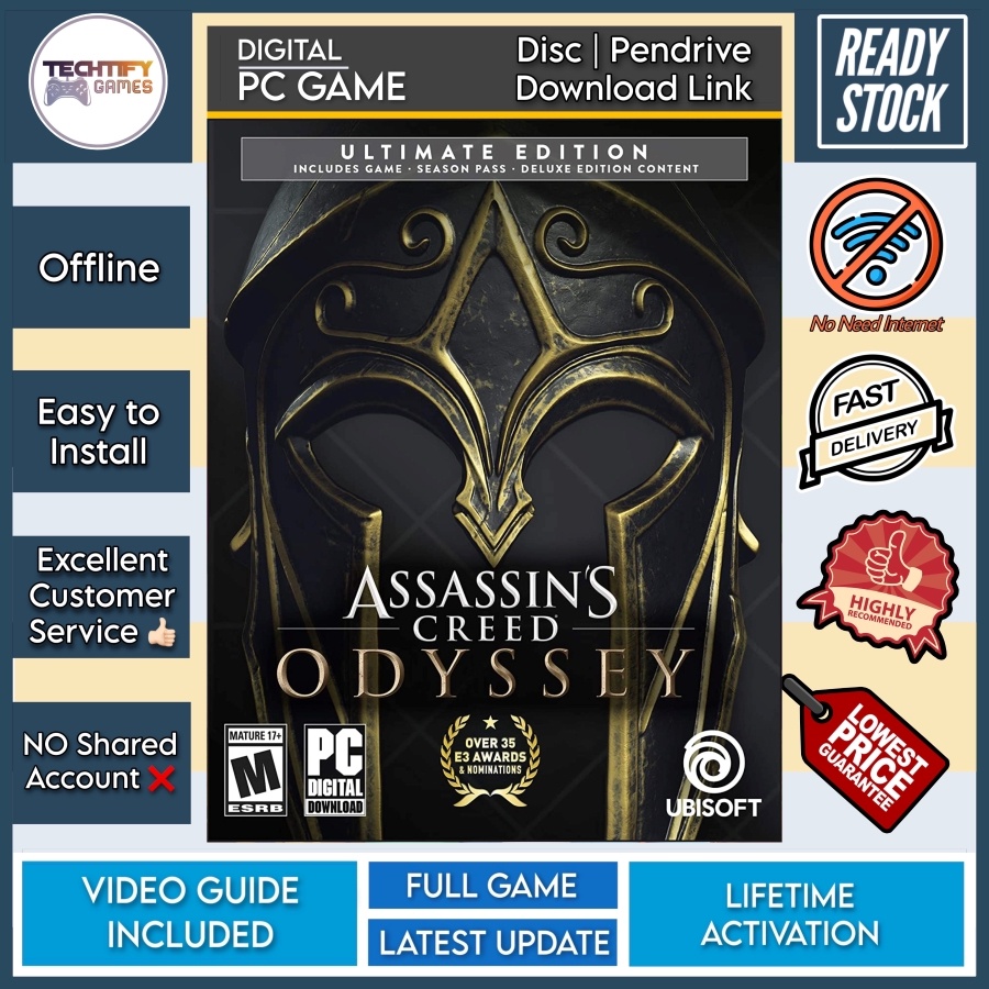 [pc Game] Assassins Creed Odyssey Ultimate Edition V1 5 3 All Dlcs
