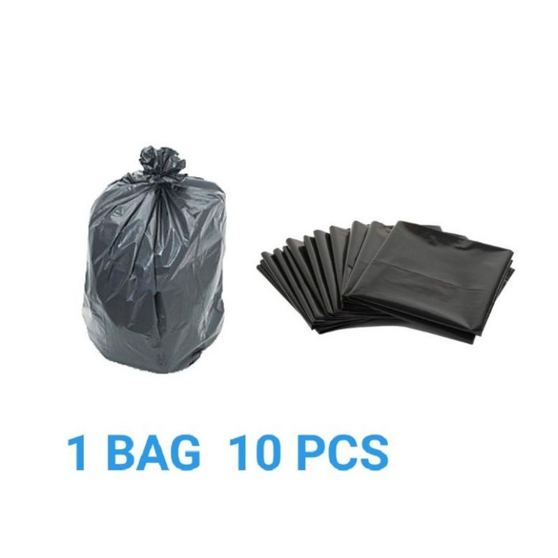 XXL HDPE Large Black Garbage Bag 100L Big Dustbin Plastic Bag / Sampah ...