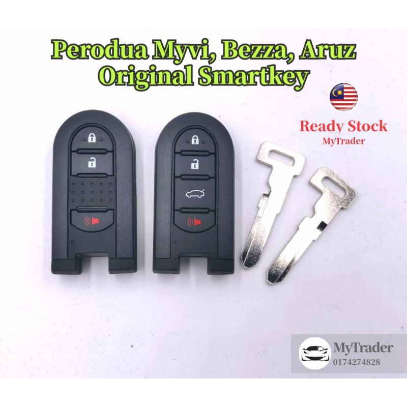 Perodua Myvi, Bezza, Axia, Aruz Original Smart Key | Shopee Malaysia