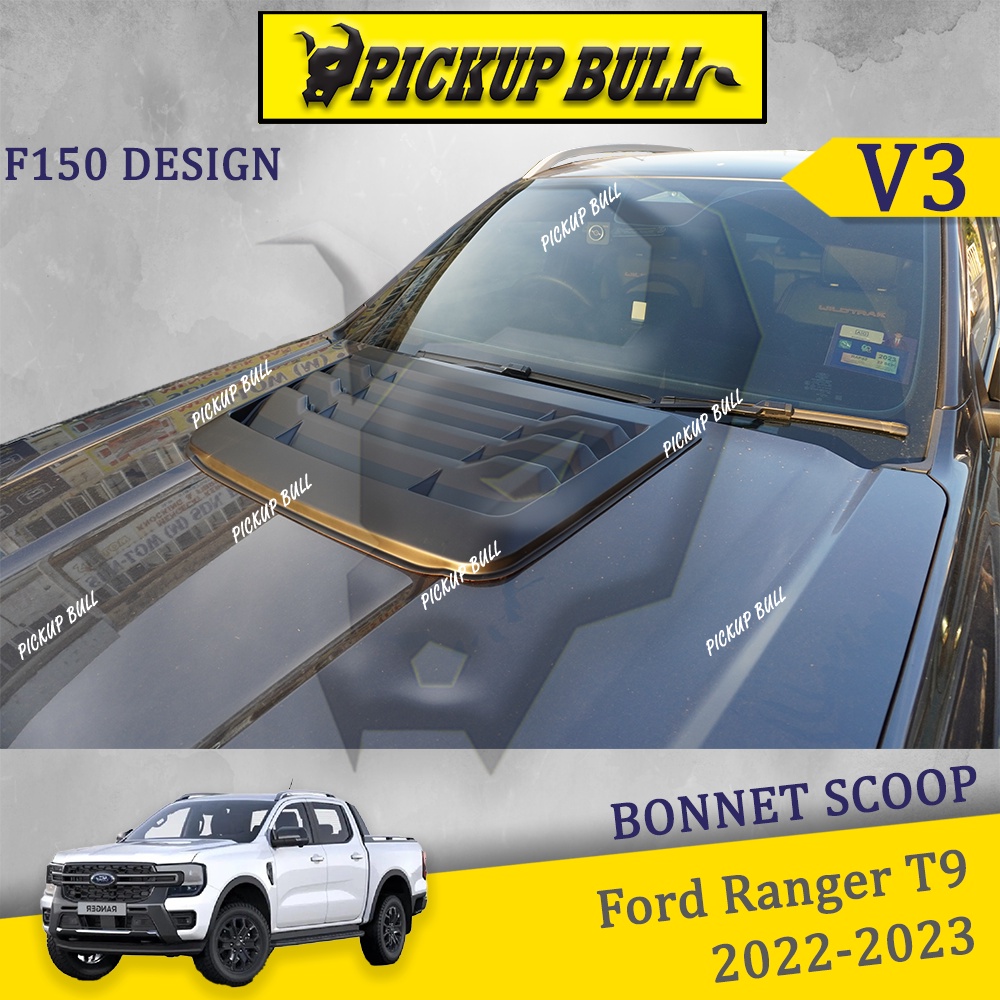 Ford Ranger T9 2022 2023 bonnet scoop F150 design/t9 bonnet scoop ...