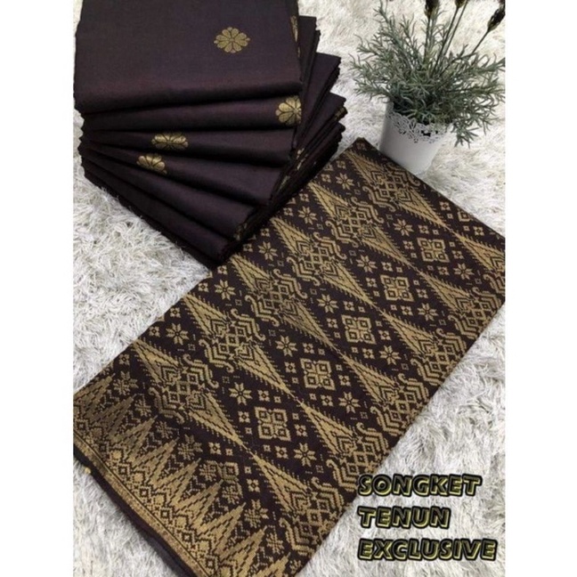 Kain Pasang Songket, Songket Bunga Tabur, Songket Tenun Asli | Shopee ...
