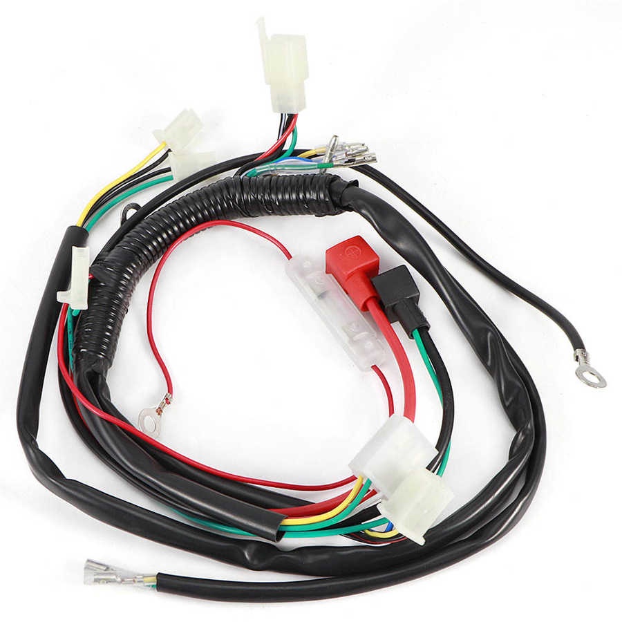 Electric Engine Start Wiring Loom Harness for Pit Bike Motorcycle ATV ...