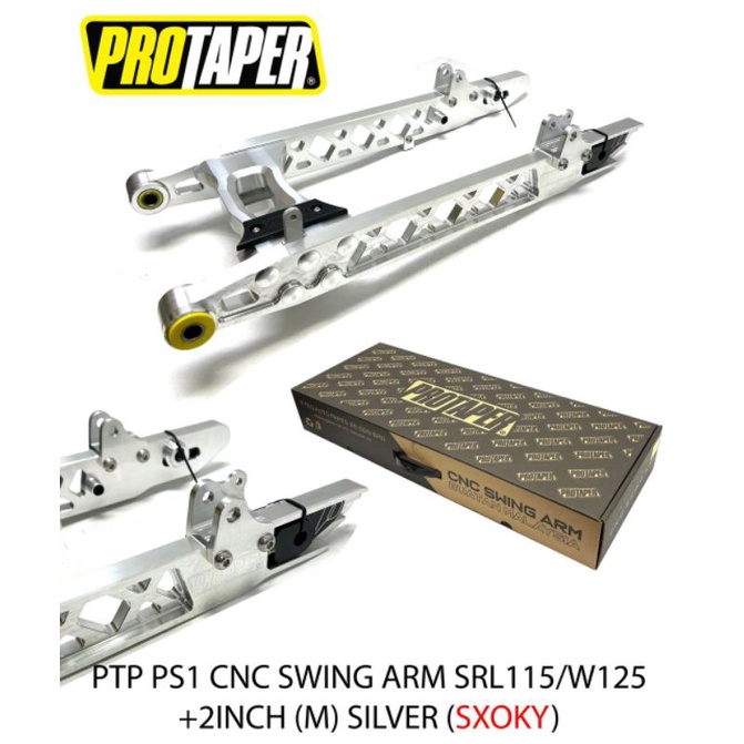 WAVE125 SRL115 FI Alloy CNC Swing Arm + 2inch ORI PROTAPER FULL CNC PS1 ...