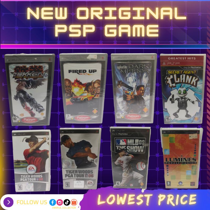 NEW SEALED Original Playstation PSP UMD Games | Shopee Malaysia