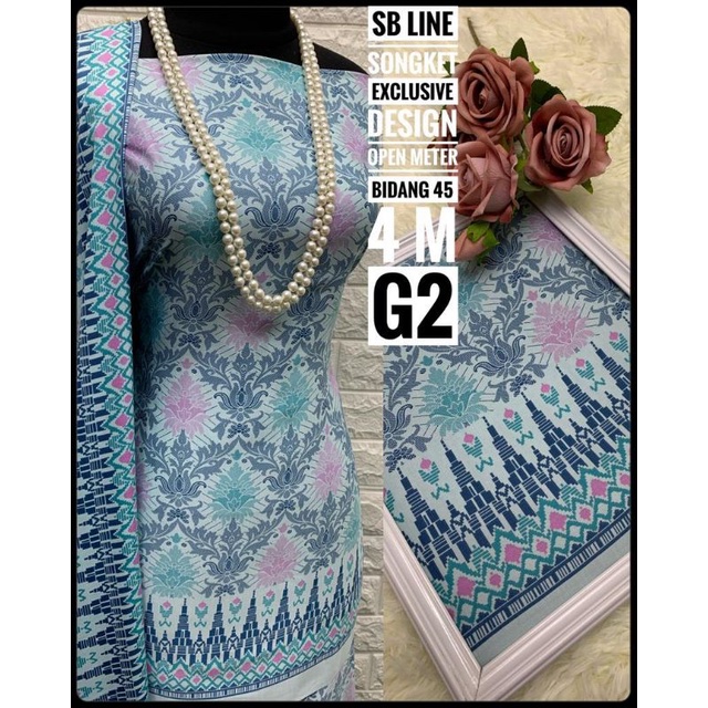 Kain pasang SB Line Songket Exclusive | Shopee Malaysia