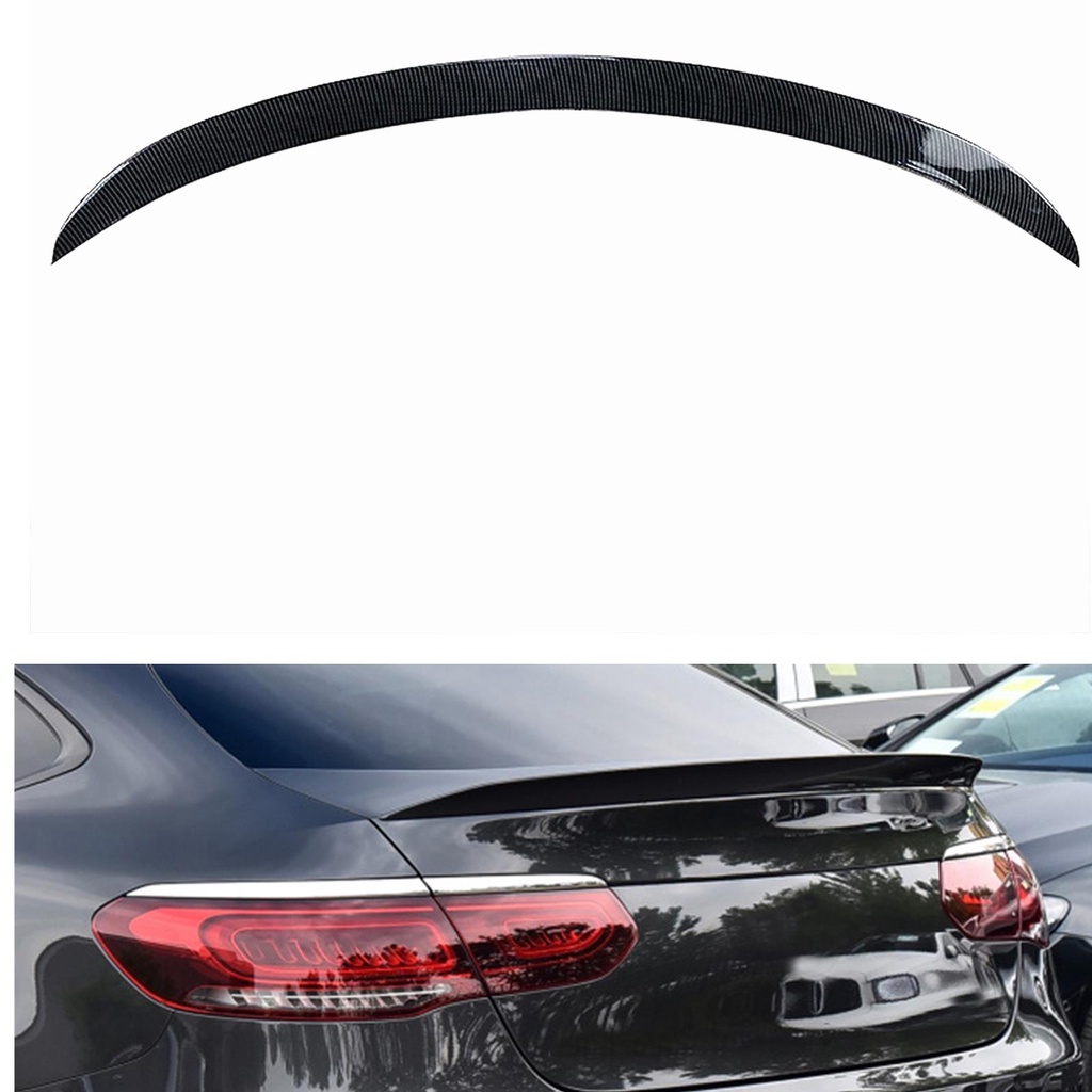 Car Rear Trunk Spoiler Upper Wing Trim Splitter Lip Auto Part For ...