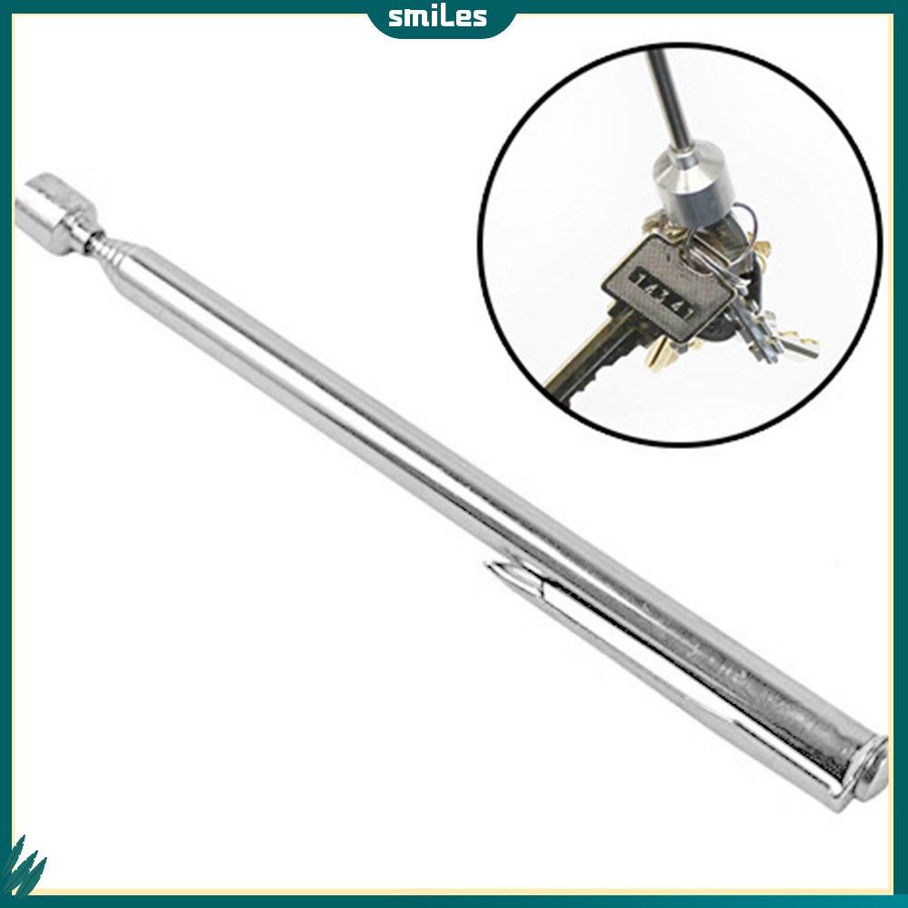 (smiles) Portable Retractable Magnetic Pickup Rod Stick Magnet Pen Tool ...