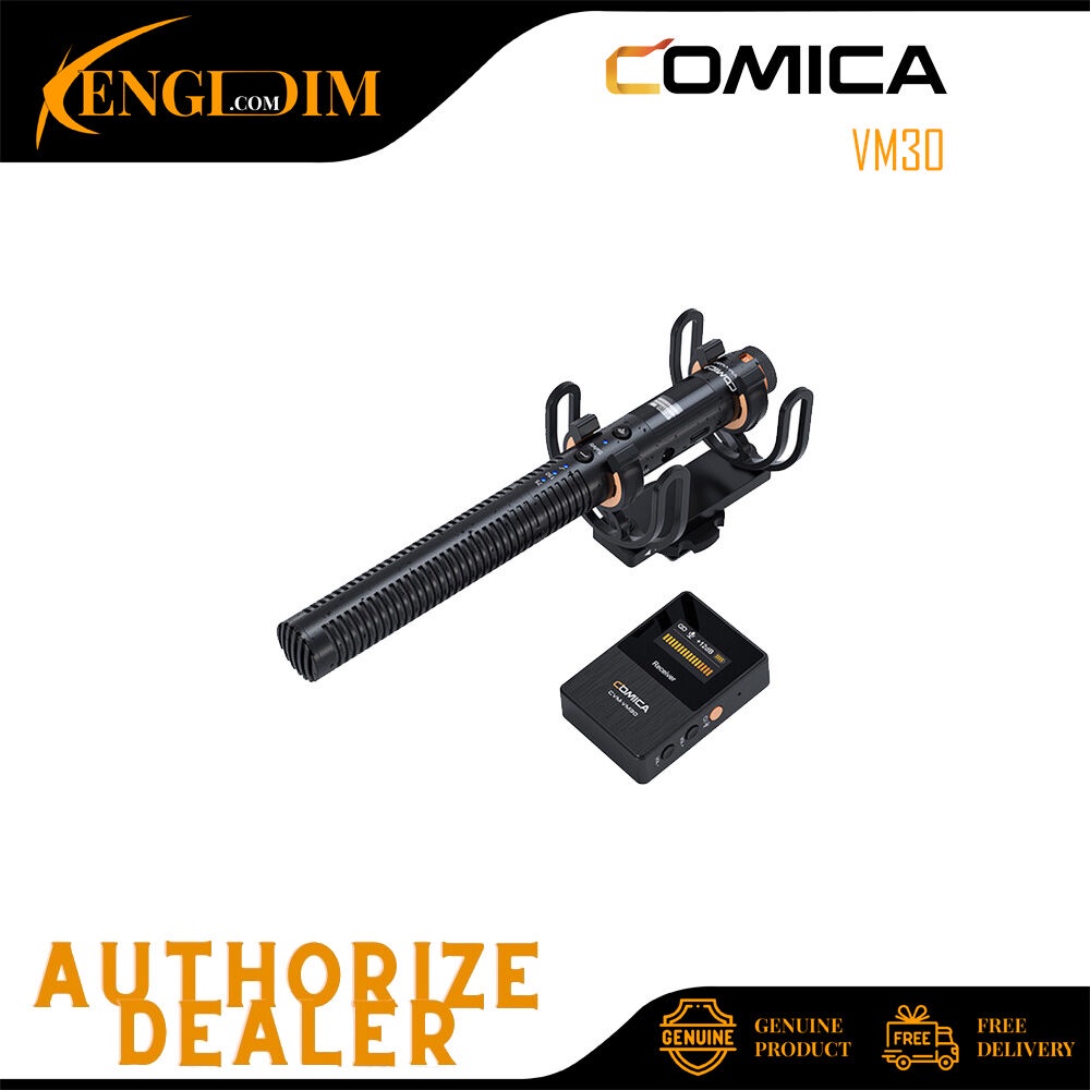 Comica Audio VM30 Wireless Shotgun Microphone System (2.4 GHz) | Shopee Malaysia