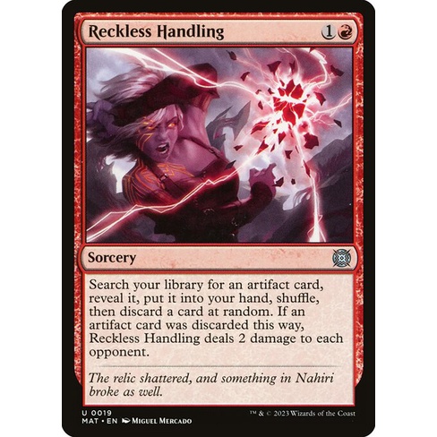 Reckless Handling | [MAT][U][{1}{R}][Sorcery][MTG Singles] | Shopee ...