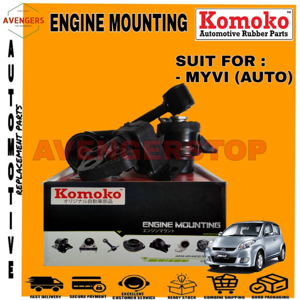 PERODUA MYVI 1.3 (AT/MT) KOMOKO ENGINE MOUNTING KIT | Shopee Malaysia