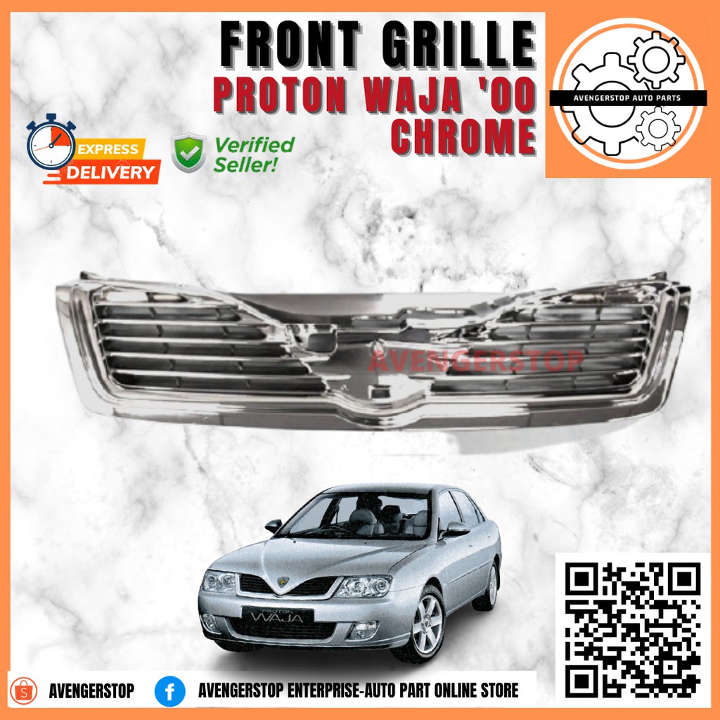 FASTLINK PROTON WAJA 2000 GRILLE DEPAN SARONG GRILL 100% NEW BARU HIGH ...