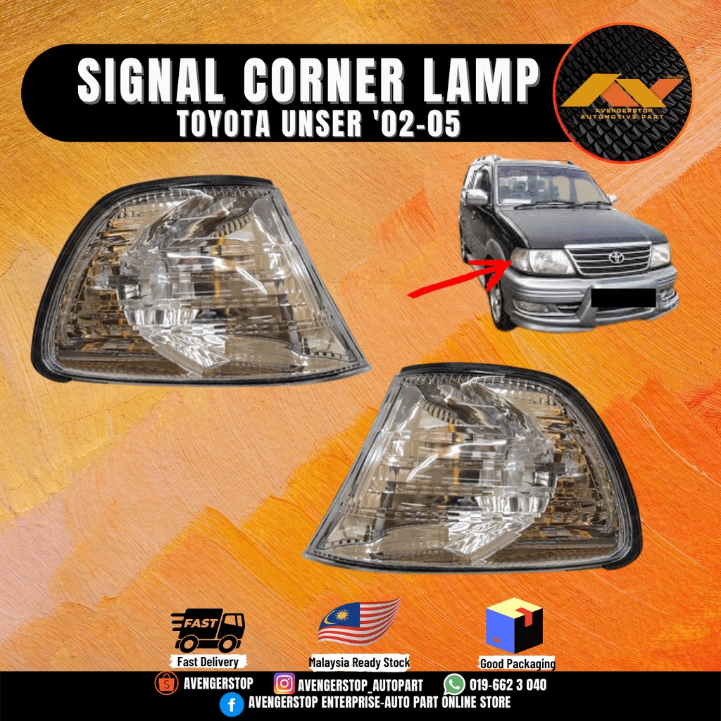 TOYOTA UNSER FRONT CORNER PARKING LAMP LAMPU DEPAN TEPI SIDE LIGHT ...