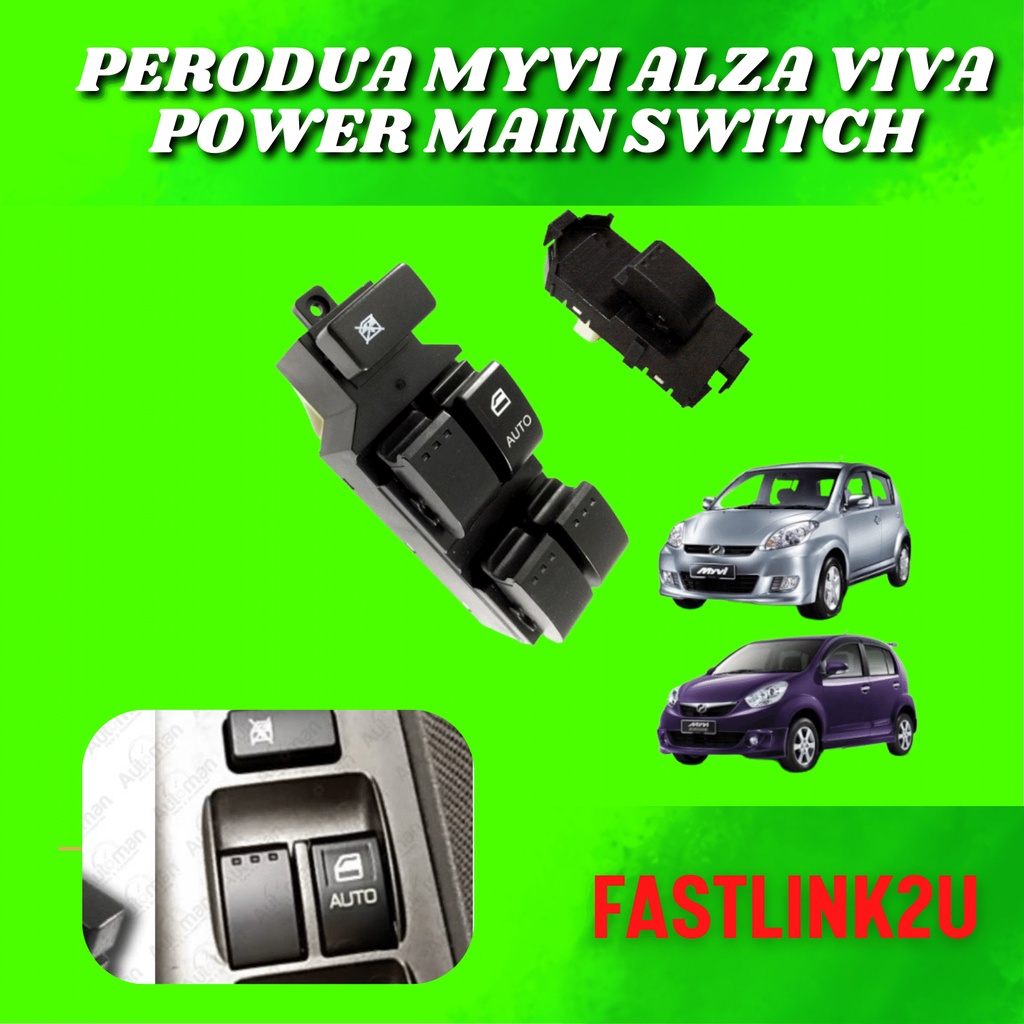 Perodua Myvi Alza Viva Power Main Switch Suis | Shopee Malaysia