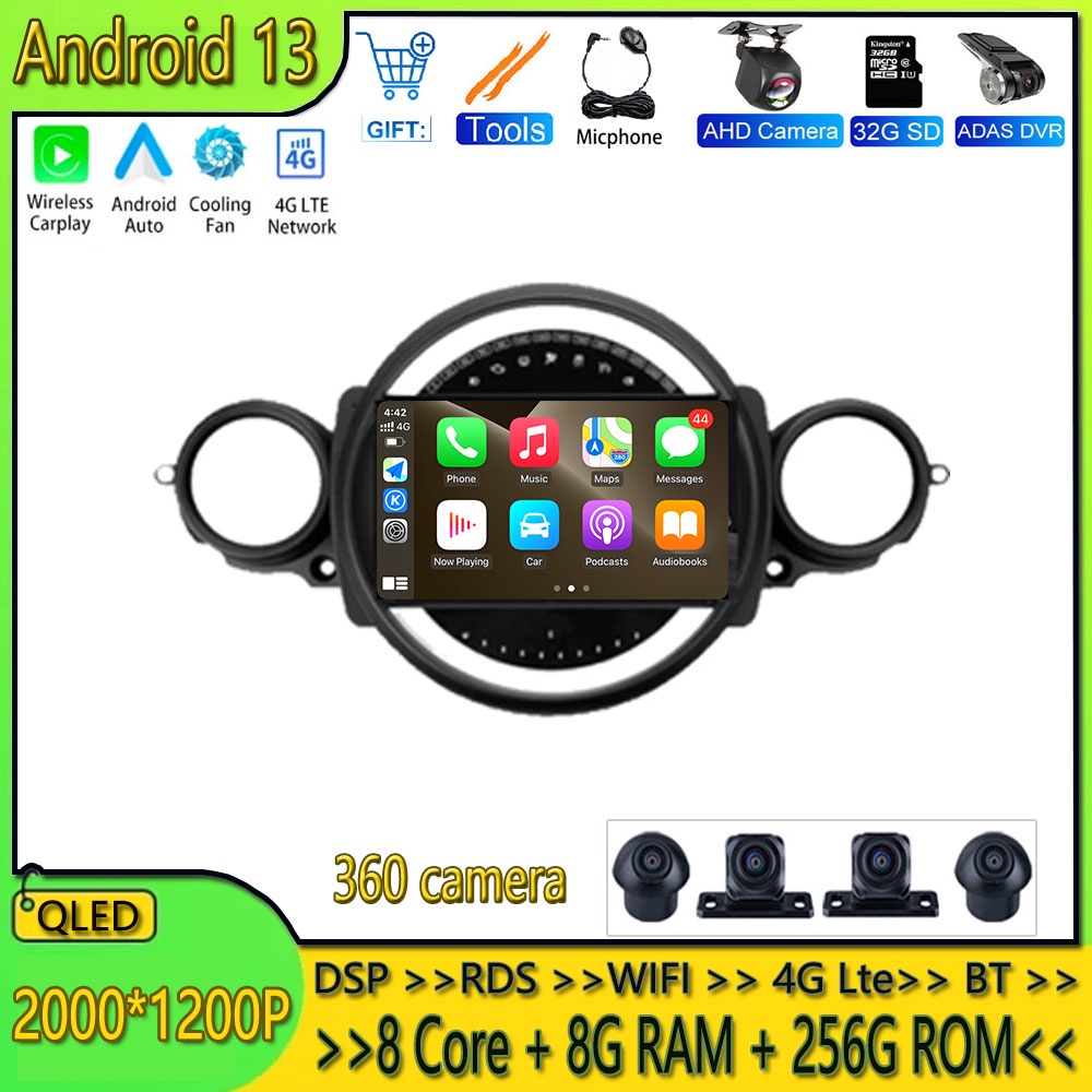 Navigation GPS For BMW Mini Cooper R56 R60 R51 2006 - 2014 Radio ...