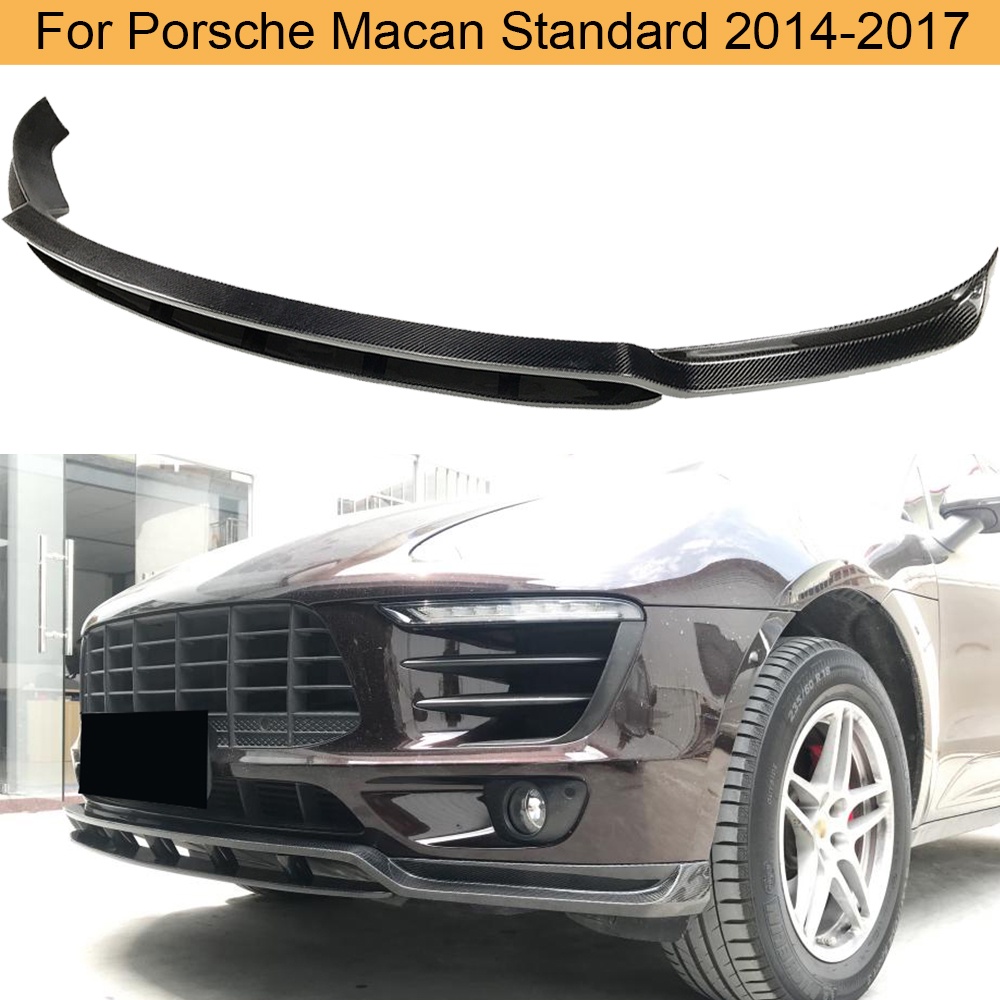 Car Front Bumper Lip Spoiler For Porsche Macan Standard 2014 2015 2016 ...
