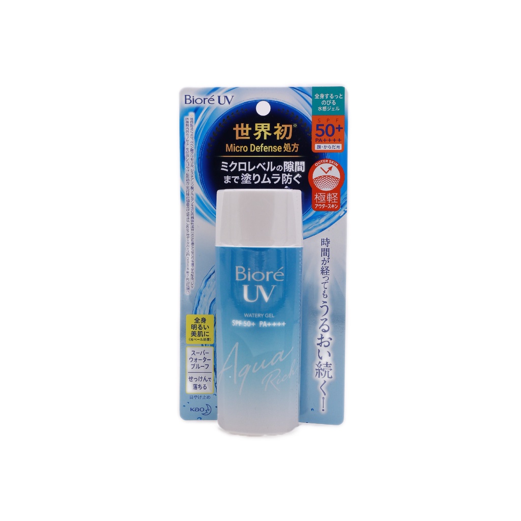 Biore UV Aqua Rich Watery Gel SPF 50+ PA++++ (90ml) | Shopee Malaysia