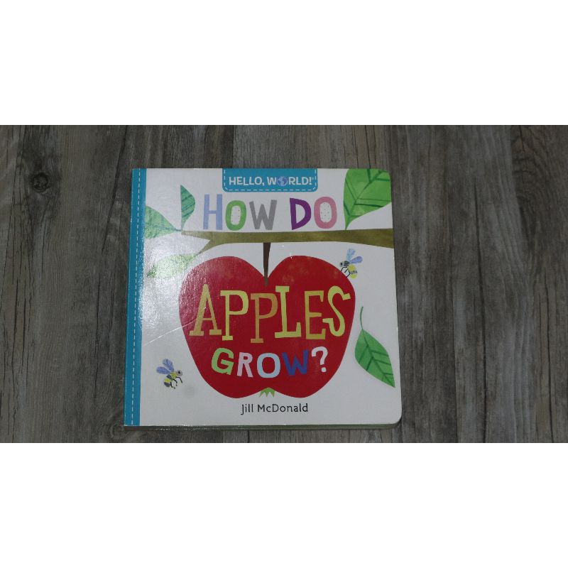 How do apples grow science kid picture book educational book board book ...