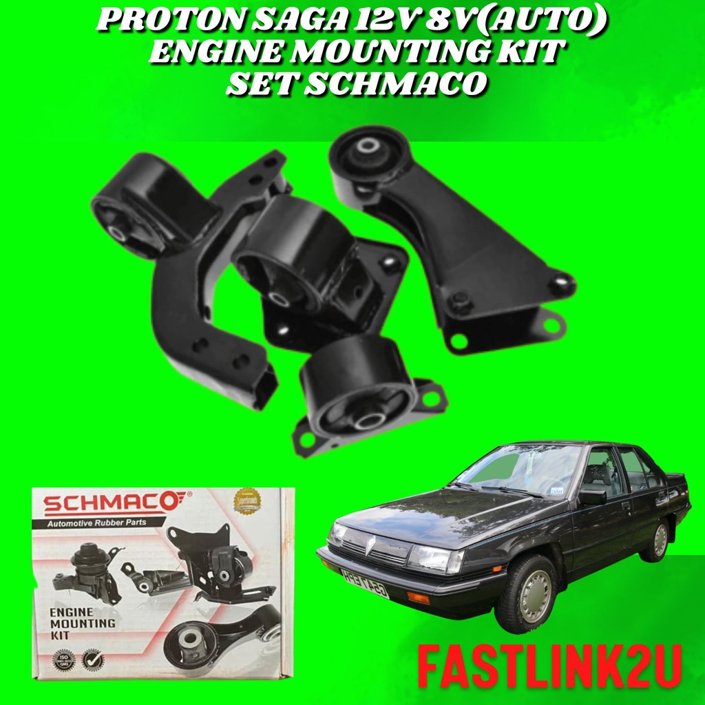 Proton Saga 12V Iswara Lmst Schmaco Engine Mounting Kit Set Original ...