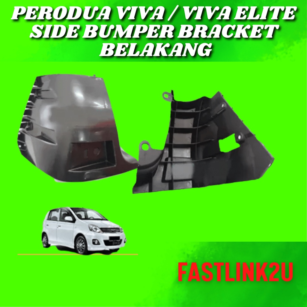 Fastlink Perodua Viva 2007-2009 Rear Belakang Bumper Tepi Clip Side ...