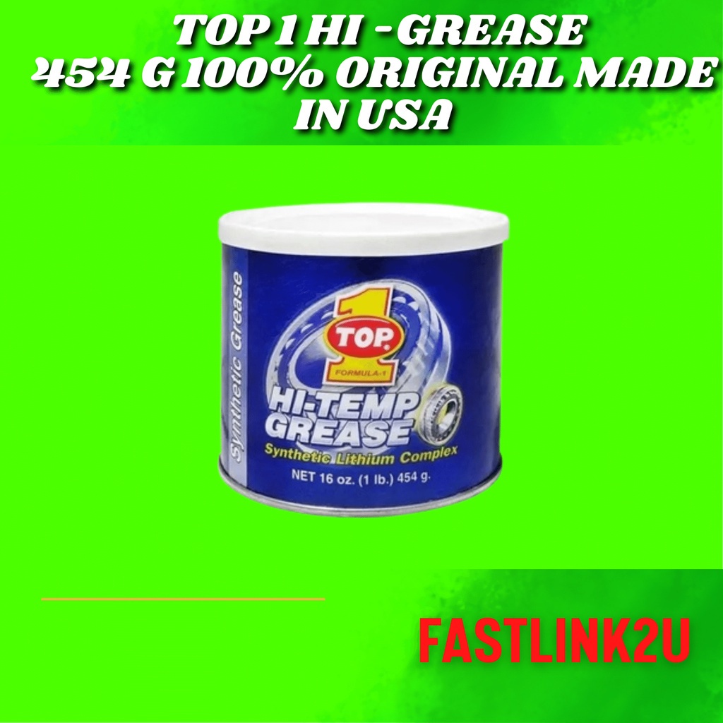 Fastlink Top 1 Hi-Temp Grease 454G 100% Original Made In Usa | Shopee ...
