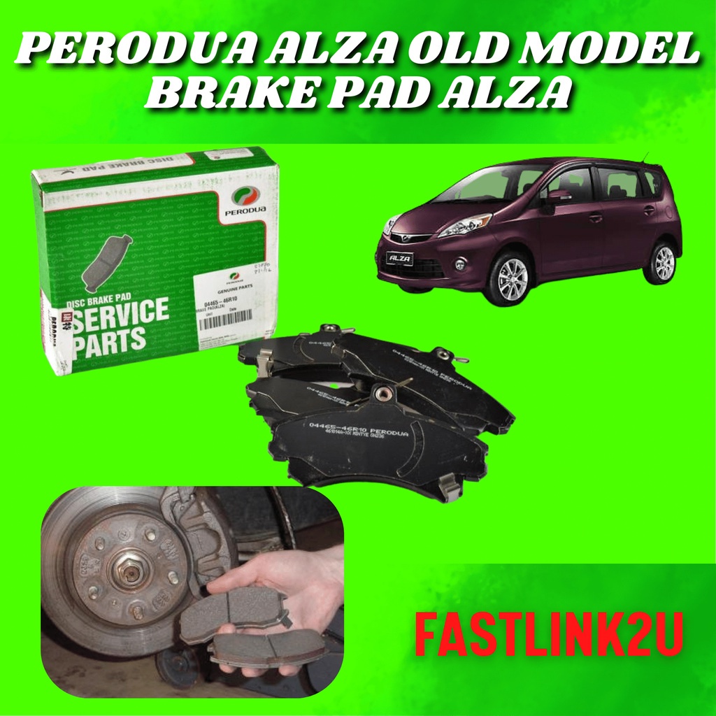 Perodua Alza Old Model Brake Pad Front Original {04465-46R10} | Shopee ...
