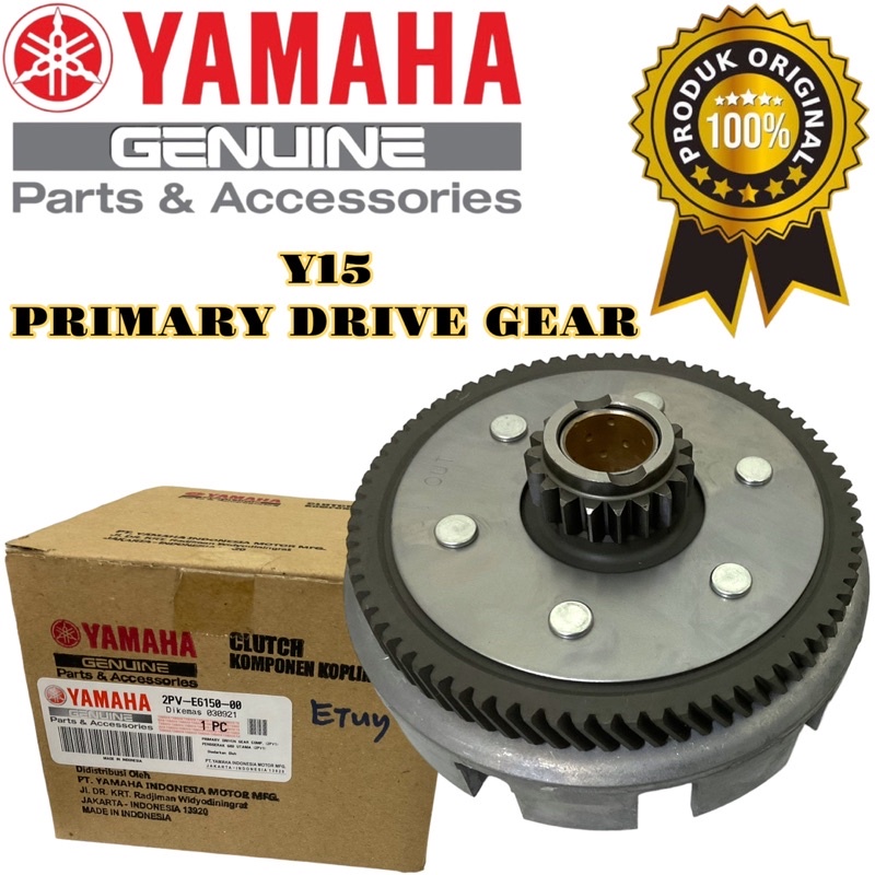 YAMAHA Y15 Y15ZR 100% ORIGINAL CLUTCH PRIMARY DRIVEN GEAR / CLUTCH GEAR ...