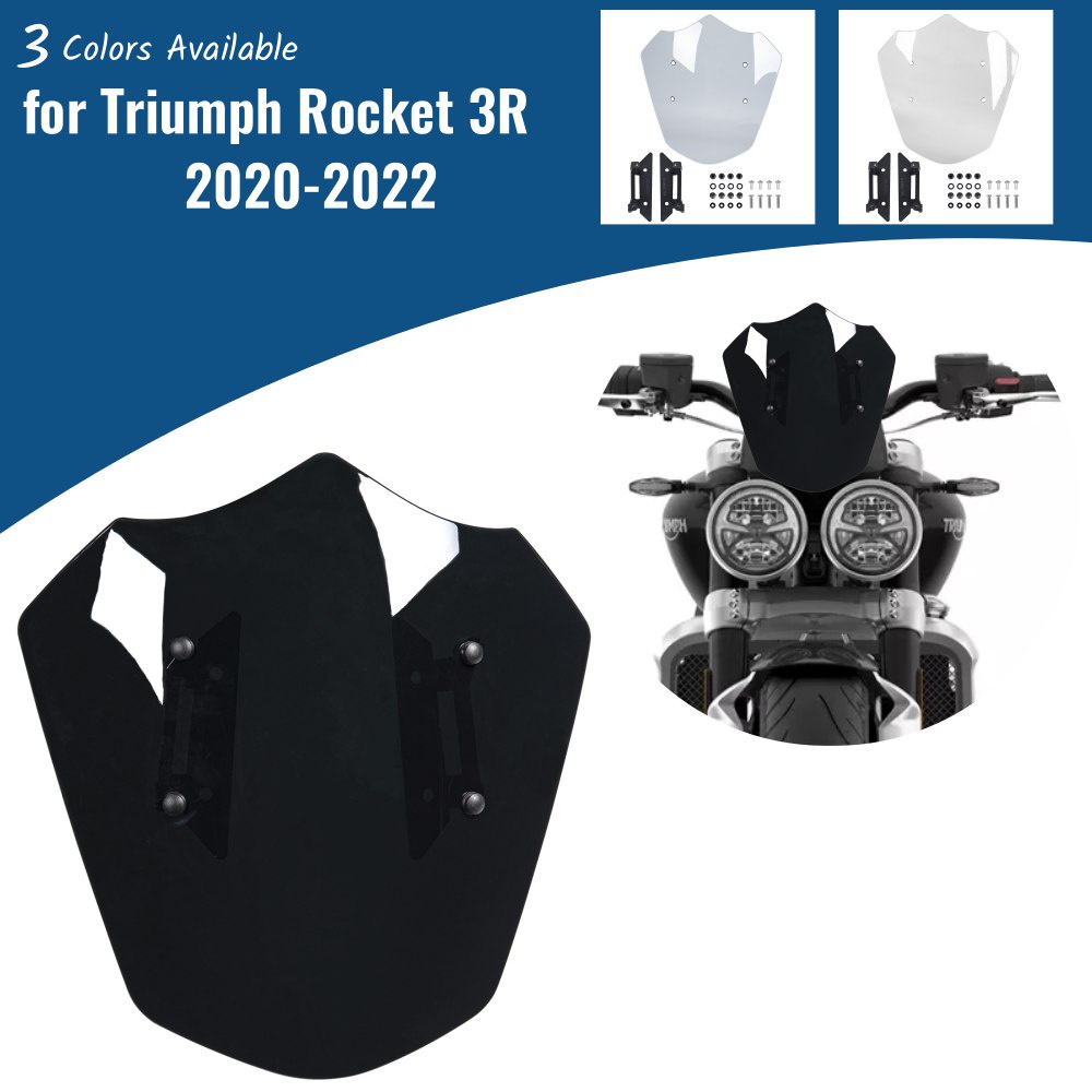 Motorcycle Front Screen Wind Shield Accessories For Triumph Rocket 3 R ...