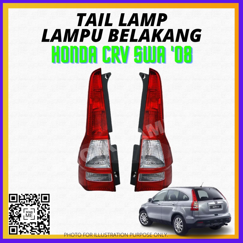 FASTLINK HONDA CRV SWA 2007 - 2011 TAIL LAMP LAMPU BELAKANG 100% NEW ...