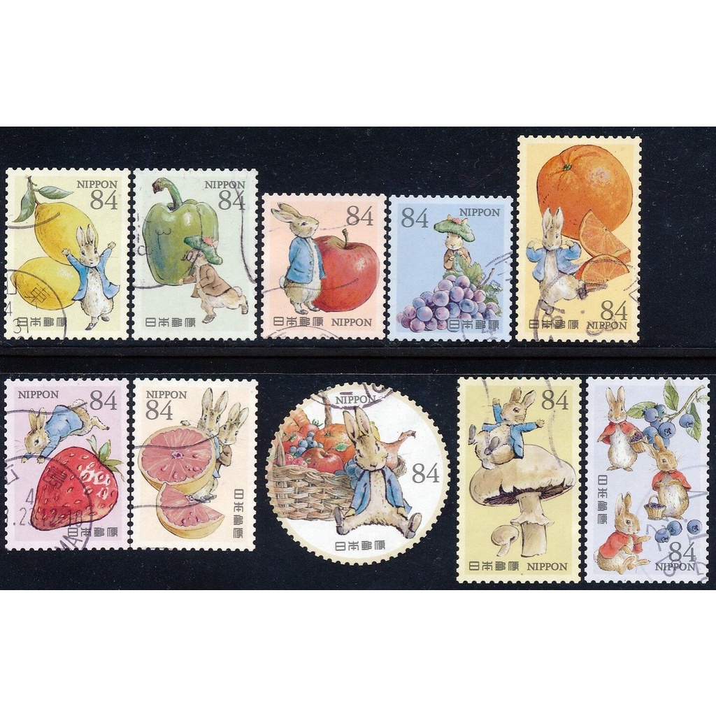 Japan 2021 G295 Peter Rabbit stamps 10v USED | Shopee Malaysia