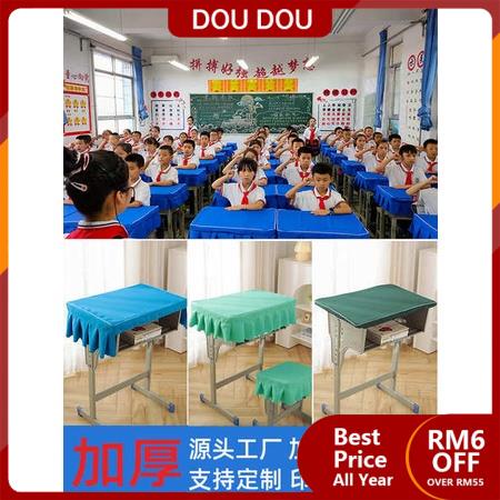 DOU~ alas meja guru lapik meja murid Penutup meja taplak meja sekolah ...