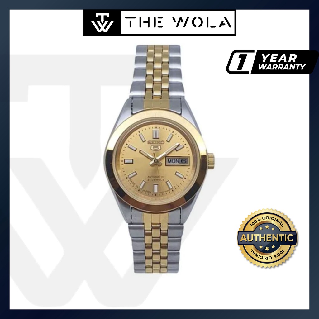 (2 Years Warranty) Seiko 5 Automatic 21 Jewels Calendar bilcolor ...