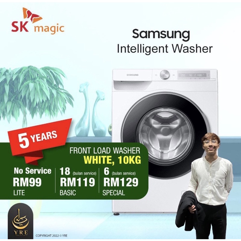 WASHER SAMSUNG X SK MAGIC | Shopee Malaysia