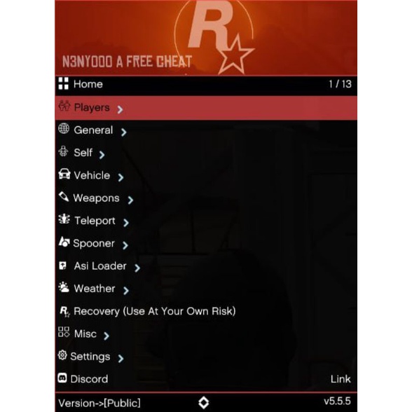 Mood menu Nenyoo GTA 5 Online | Shopee Malaysia