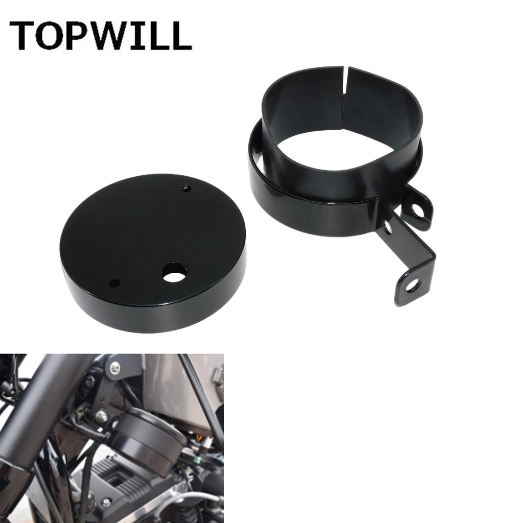 Motorcycle Side Mount Speedometer Bracket Kits Relocation Cover For ...