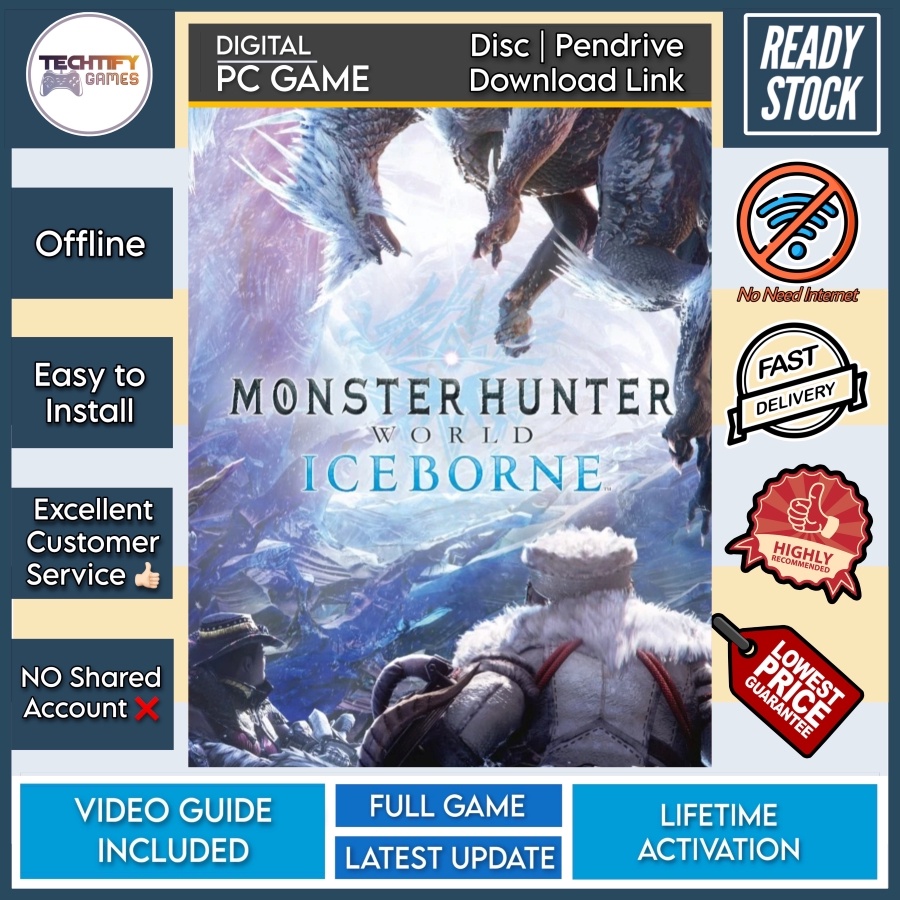 [PC Game] Monster Hunter World Iceborne Master Edition (v15.11.01 + All DLC) - Offline [Disc ...