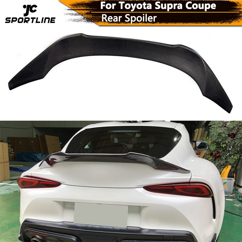 JC Dry Carbon Rear Trunk Spoiler Wing For Toyota Supra Coupe 2 Door ...