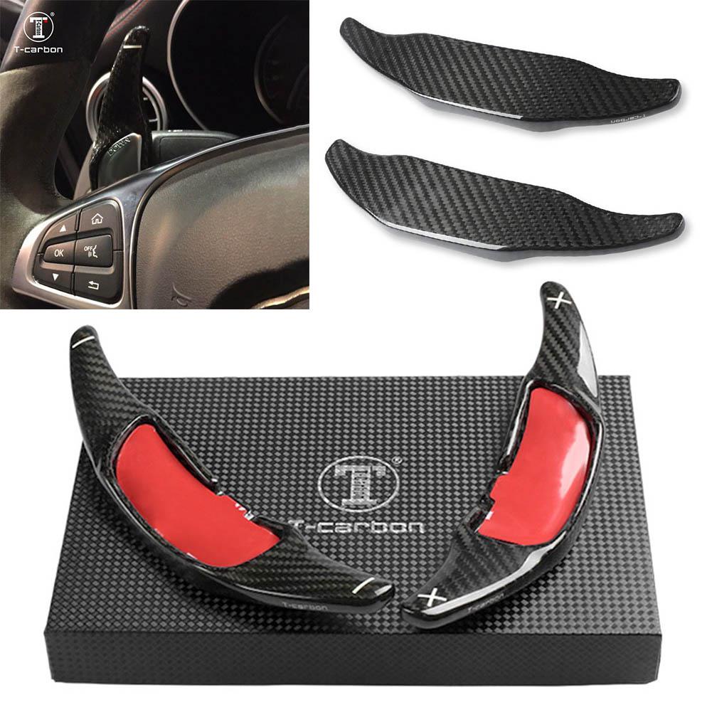Car Steering Wheel Paddle Shift For Mercedes Benz A45 C63 E63 S65 AMG ...