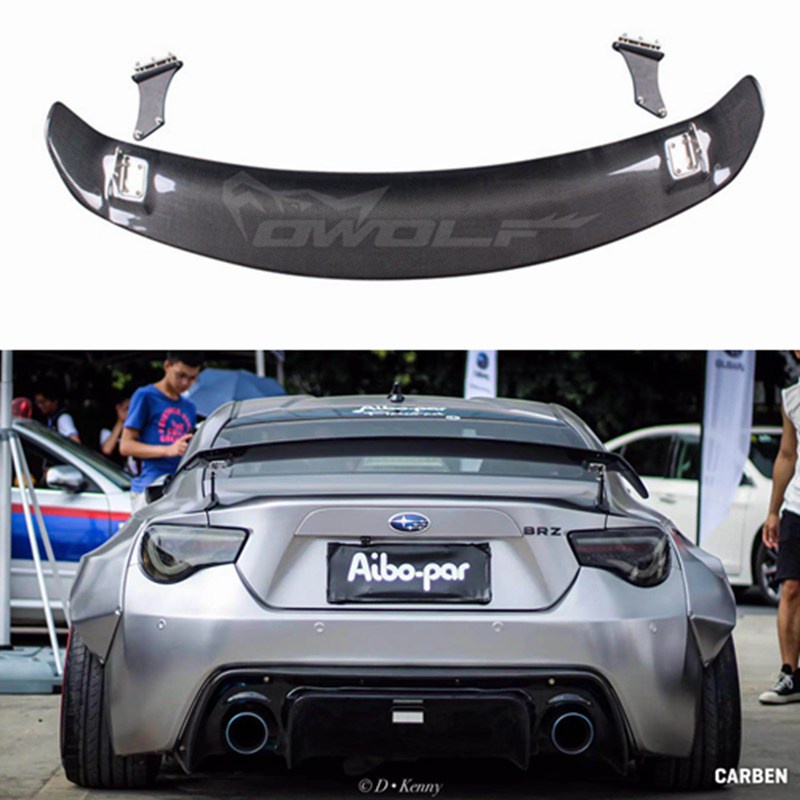 Carbon Fiber CAR REAR WING TRUNK Lip spoiler For Toyota GT86 Subaru BRZ Scion FR-S 2012 2013 ...