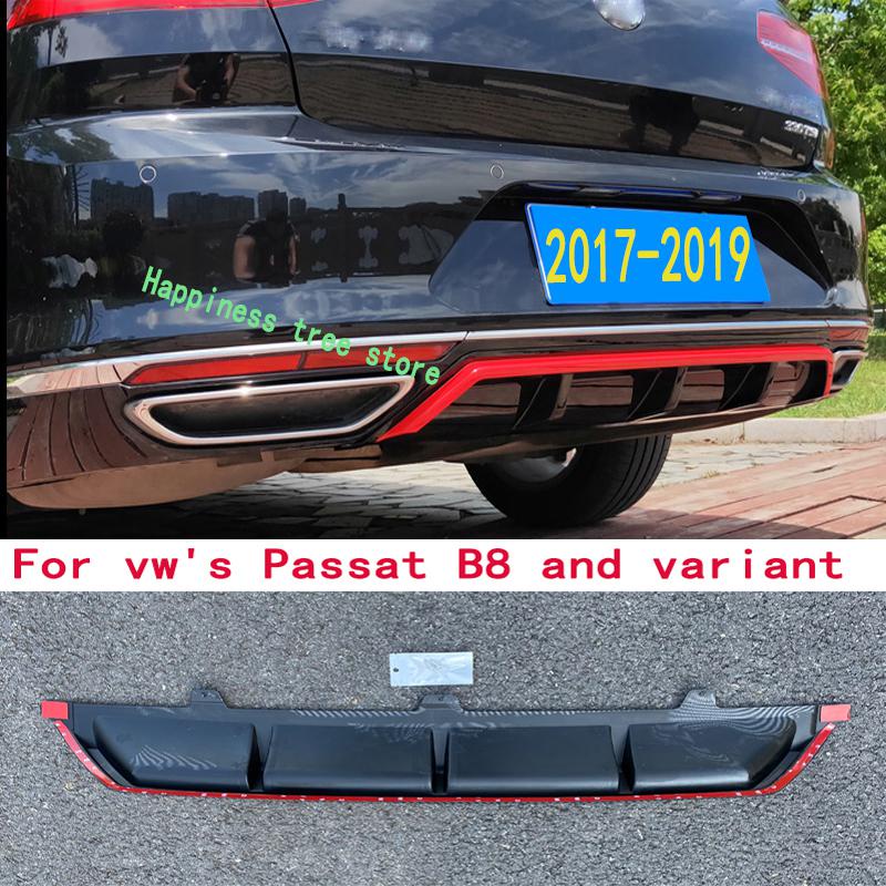For Vw's Passat B8 Variant Spoilers GTE 2017 2018 2019 PP Rear Bumper ...