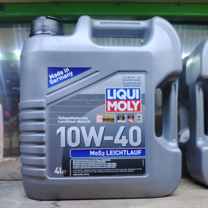 LIQUI MOLY 10w40 Mos 2 Lechtlauf Engine oil 4L | Shopee Malaysia