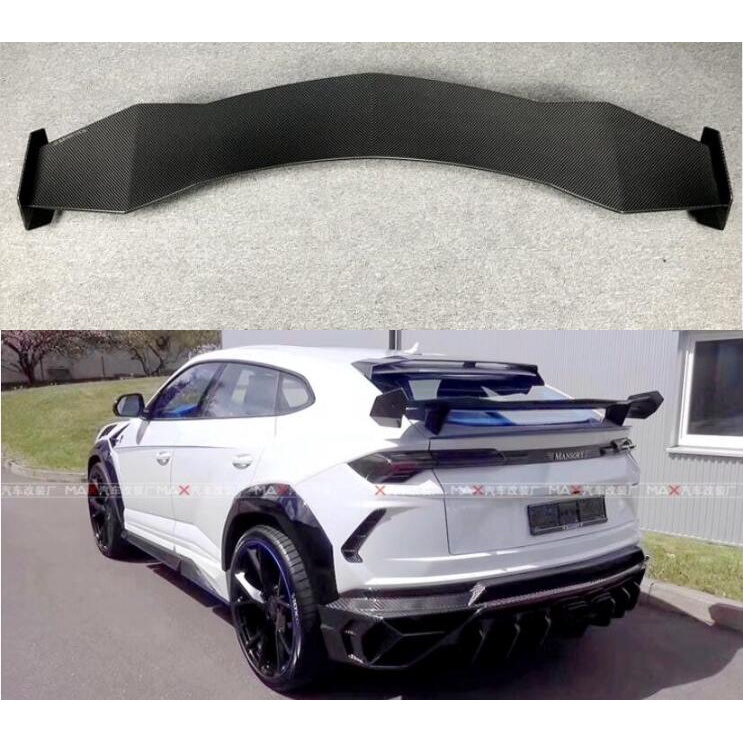 Real Forging Carbon Fiber Car Rear Wing Trunk Lip Spoiler For ...