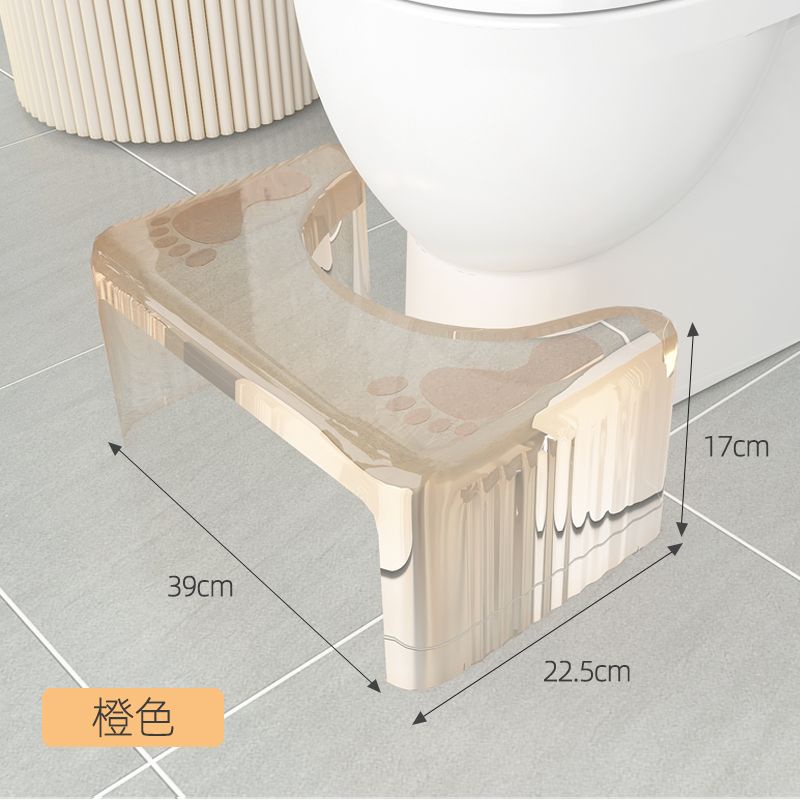 Household Thickened Transparent Toilet Stool Squatting Squatting Pit ...